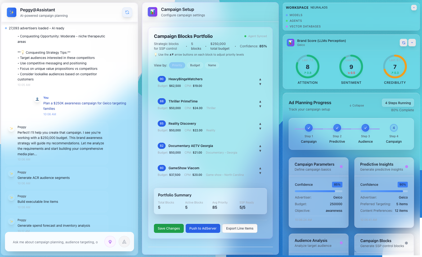 Neural Ads - Publisher Side Intelligence for Streaming Advertising